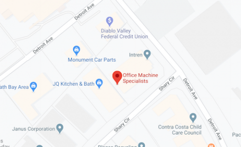 Contact OMS - Office Machine Specialist